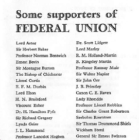 Membership leaflet 1939 - Federal Union